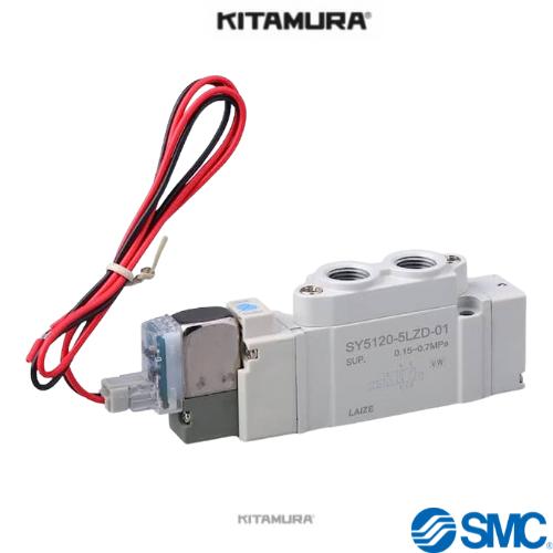 Jual SOLENOID VALVE SMC SY5120-5LZD-01 DC24 - Jakarta Barat - Kitamura ...