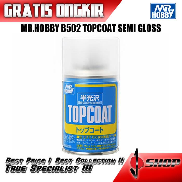 Jual MR HOBBY B-502 TOP COAT / TOPCOAT SEMI GLOSS - Kota Semarang - J-SHOP INDONESIA | Tokopedia