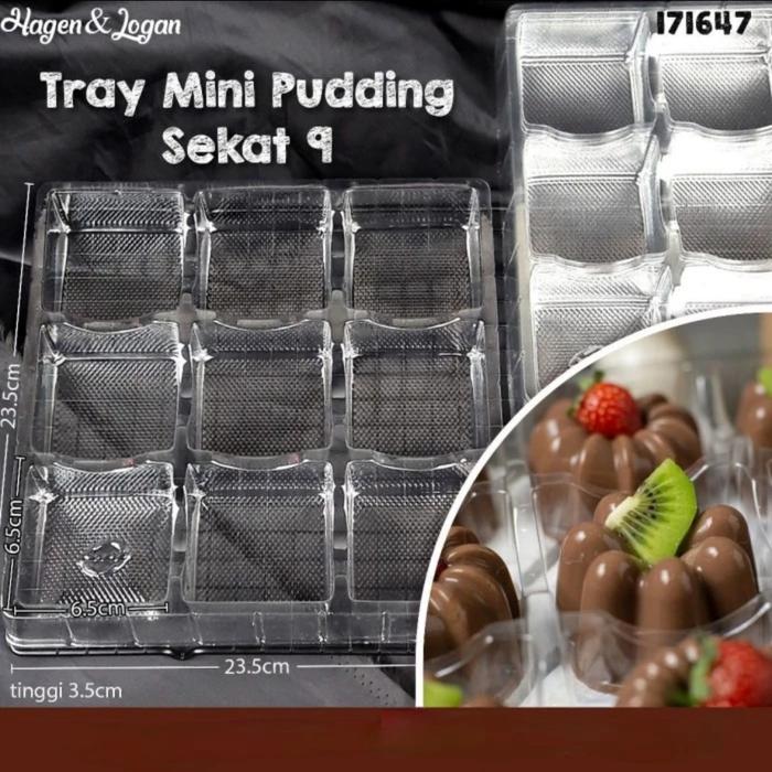 Jual Tray mika pudding mini sekat 9 - Cetakan - Jakarta Pusat - Meltan ...