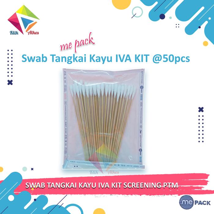 Jual SWAB TANGKAI KAYU IVA KIT SCREENING PTM @50PCS - Kota Tangerang ...