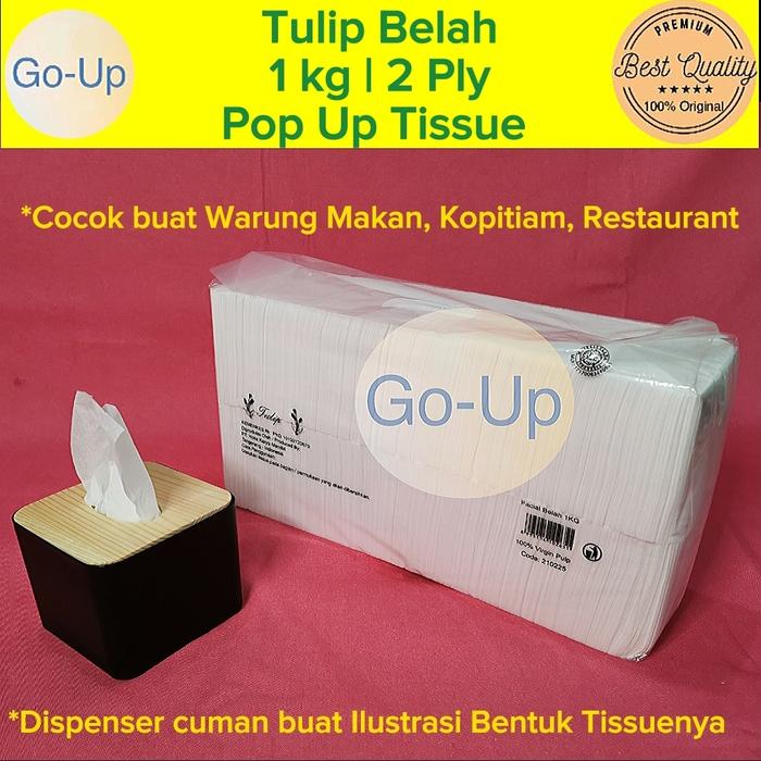 Jual Murah Tisu Tissue Facial Pop up/Belah 2ply (1000g) Kiloan| Tisu ...