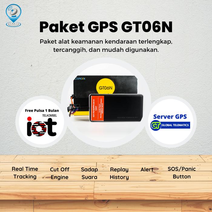Jual Paket GPS Tracker GT06N - Server GSI 1 tahun - Perdana Telkomsel M2M - Kota Yogyakarta ...