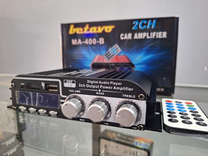 Jual Power Ampli Mobil Usb Mp3, Input,BLUETOOTH, Radio BETAVO 2CH ...