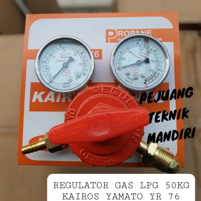 Jual REGULATOR LAS LPG YAMATO YR 76 / REGULATOR GAS LPG MAX YAMATO YR 76 - KAIROS YAMATO ...