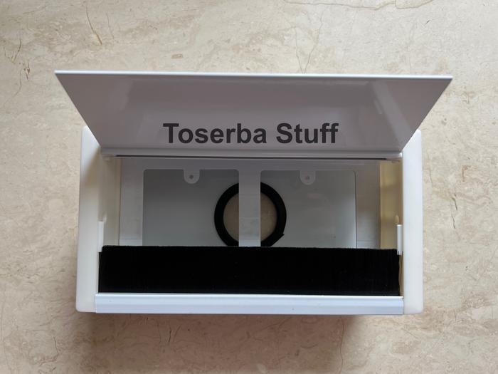 Jual GROMMET BOX STOP KONTAK MEJA DUAL POWER ISI 2 LUBANG KABEL 20CM ...