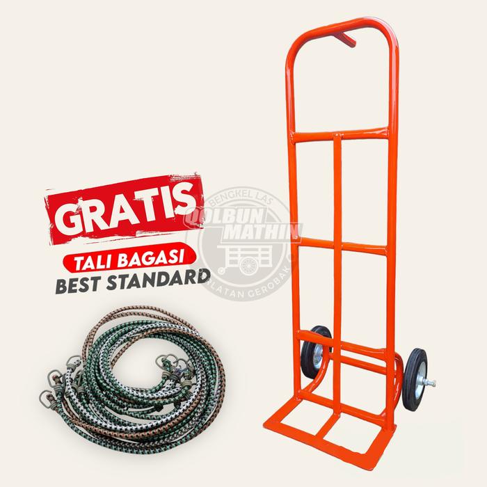 Jual Trolley Barang / Trolli Barang Serbaguna Merah Ban Lebih Besar 8 ...