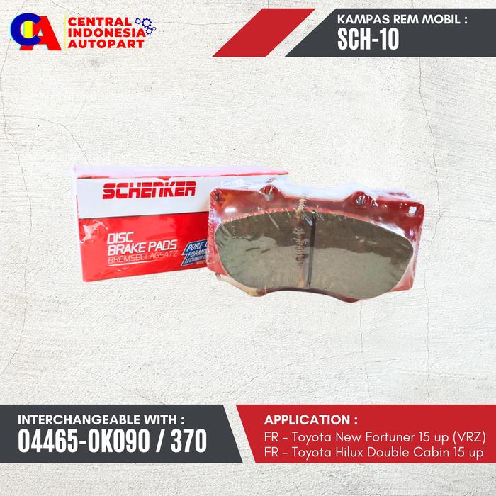 Jual Brake Pad Kampas Rem Depan Fortuner Vrz Hilux Revo 2016 up 04465 ...
