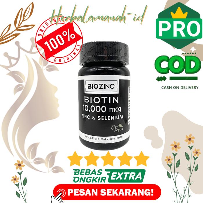 Jual AGEN RESMI BIOZINC (BIOTIN 10.000mg + zinc dan selenium) 100% ORIGINAL - Kota Semarang ...