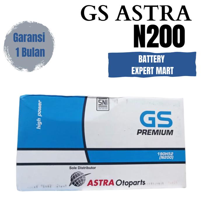 Jual ACCU GS ASTRA Premium N200 untuk Excavator, Dozer, Grader, Dump Truck - Kota Bekasi ...
