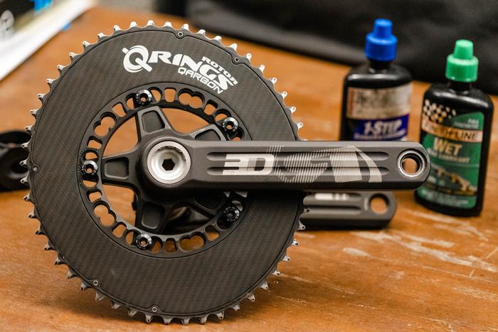 Jual Rotor Qring Qarbon Oval Carbon Chainring 52/36T 170mm BCD 110 ...