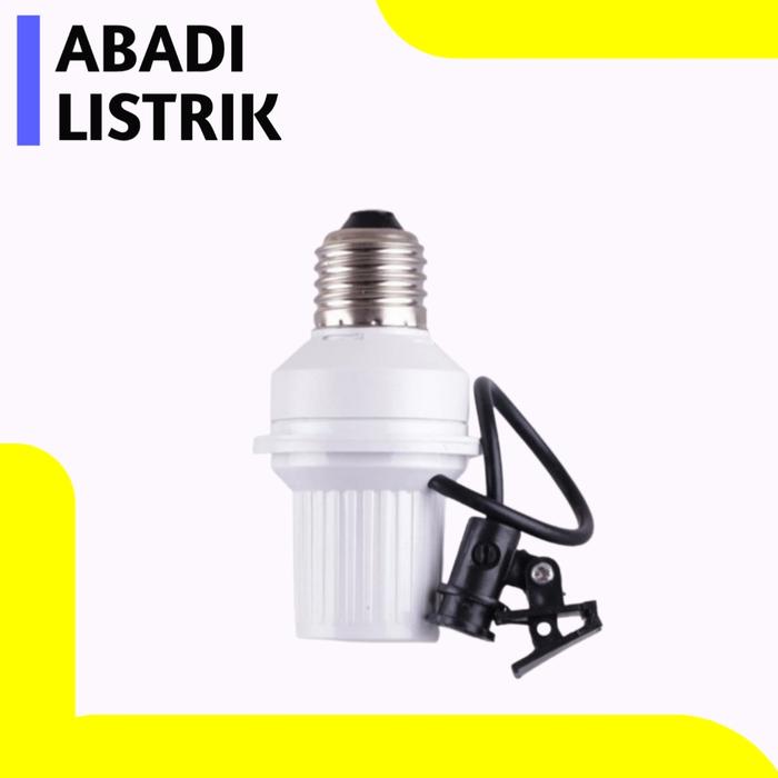 Jual fitting lampu sensor E27/fitting sensor cahaya otomatis E27 - Kab ...
