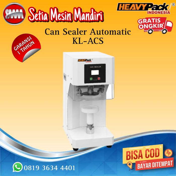 Jual Mesin Penutup Botol Kaleng Automatic Can Sealer KL-ACS HEAVYPACK - Putih, 5,5 - Jakarta ...