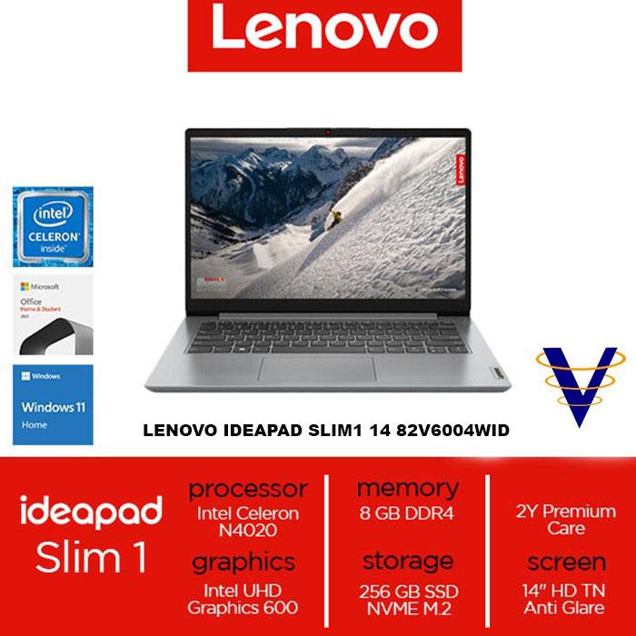 Jual LENOVO IDEAPAD SLIM1 14 CELERON N4020 8GB 256 SSD W11+OHS ...