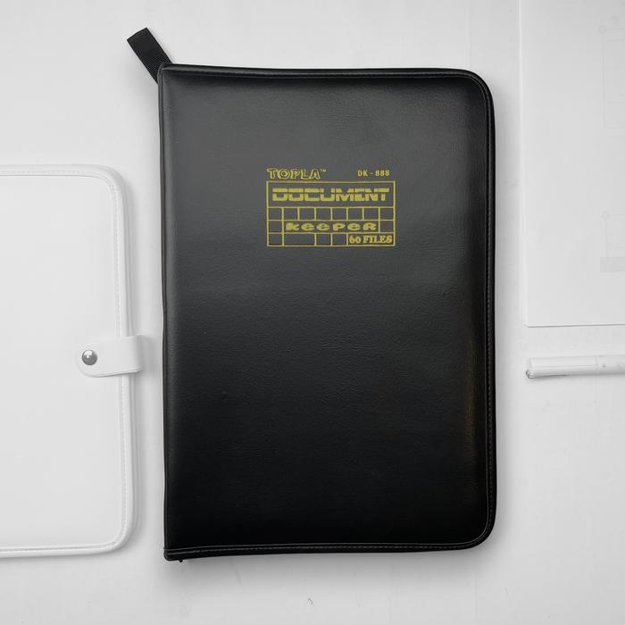 Jual Map Dokumen Keeper Map File Resleting Kulit Anti Air Isi 60 Lembar ...