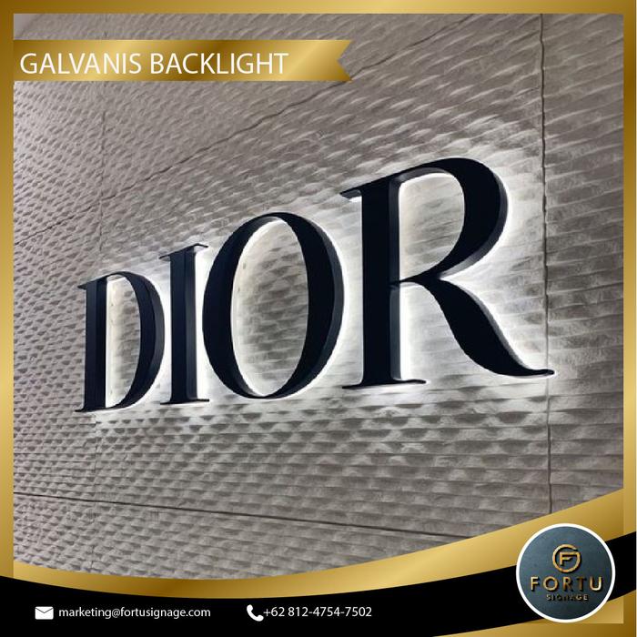 Jual Huruf Timbul Backlight LED Galvanis Custom 3D Letter Sign Termurah ...