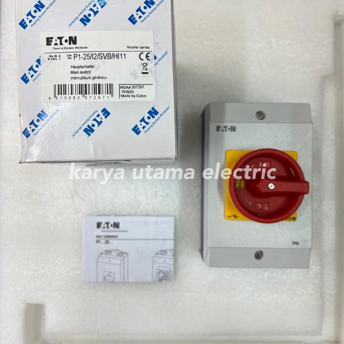 Jual eaton moeller P1-25/I2/SVB/HI11 main switch - Jakarta Barat - Karya utama electric | Tokopedia