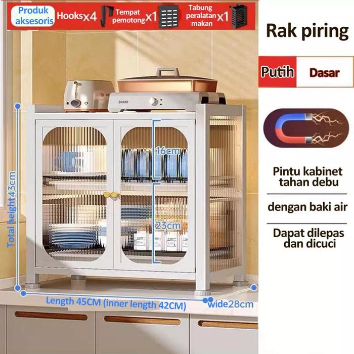 Jual Laci Rak Piring Mangkuk Tempat Penyimpanan Kapasitas Besar dan ...