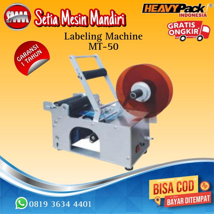 Jual Mesin Labeling Botol Tempel Lebel Stiker Pada Botol MT-50 HEAVYPACK - Jakarta Barat - Setia ...