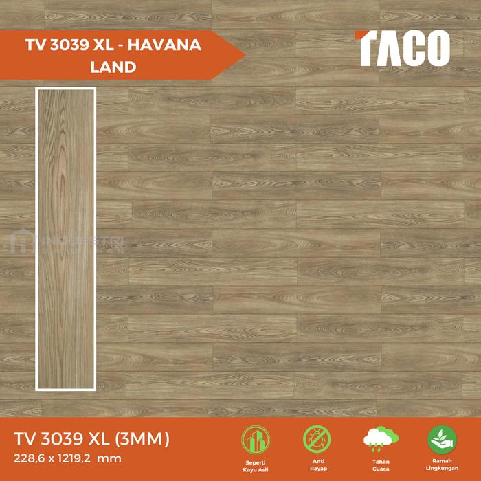 Jual TACO Lantai Vinyl 3mm TV 3039 XL Alaska Park / Lantai Motif Kayu ...