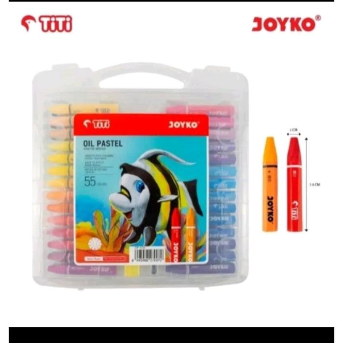 Jual CRAYON/OIL PASTEL ISI 55 WARNA MERK JOYKO - Kota Surabaya ...