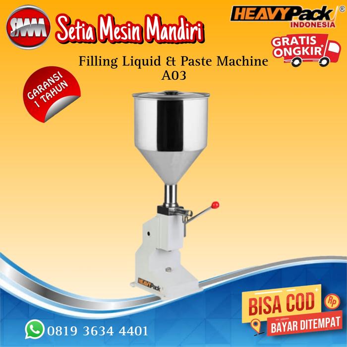 Jual Mesin Filling Pengisi Cairan Pasta A-03 HEAVYPACK / Filling ...