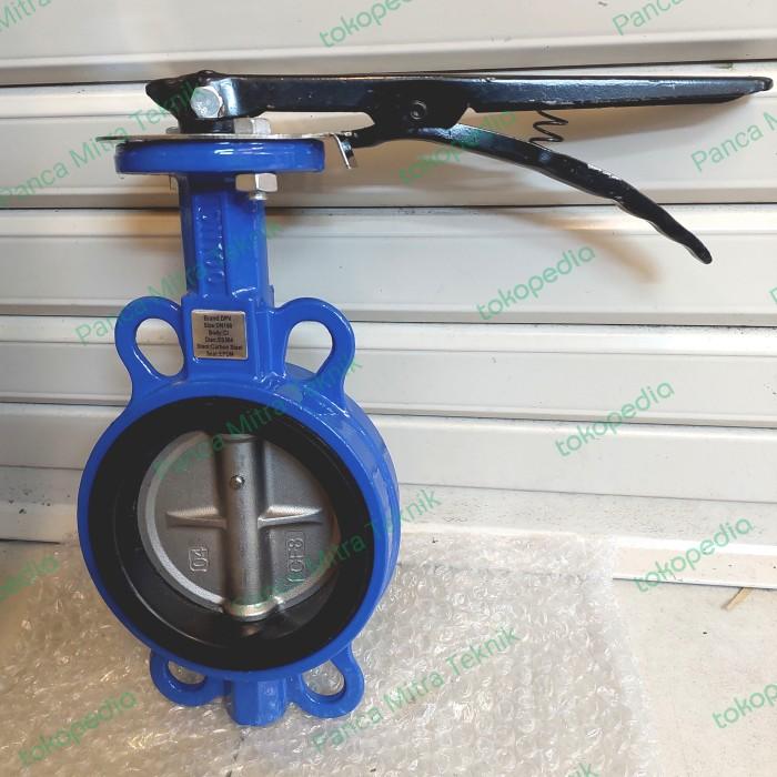 Jual 1-1/2" inch Butterfly Valve Cast Iron EPDM DISC stainless DN40 ...