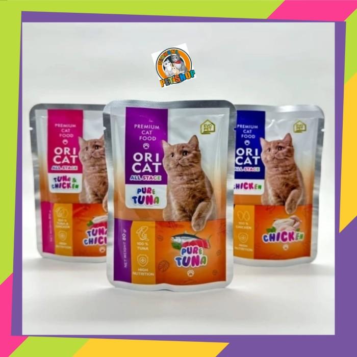 Jual ORI CAT SACHET POUCH 1DUS 24 SACHET Makanan Basah Kucing Mirip ...