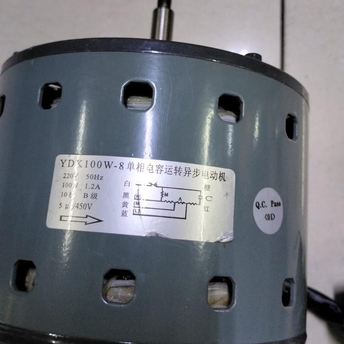 Jual Fan motor air conditioner single phase YDK100w/100watt/50hz/220v ...