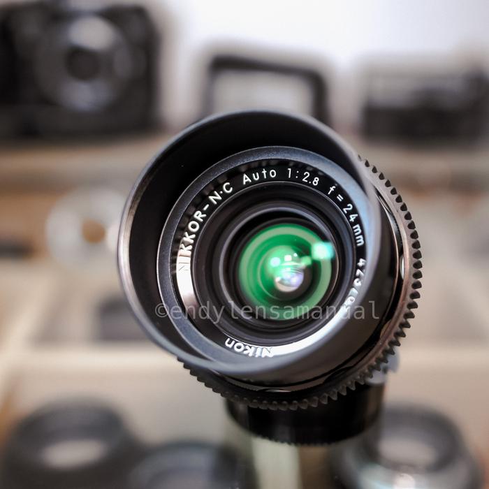 Jual Rare lensa manual Vintage wide BOKEH NIKKOR NC nikon 24mm f2.8 nikon - Kota Bandung ...