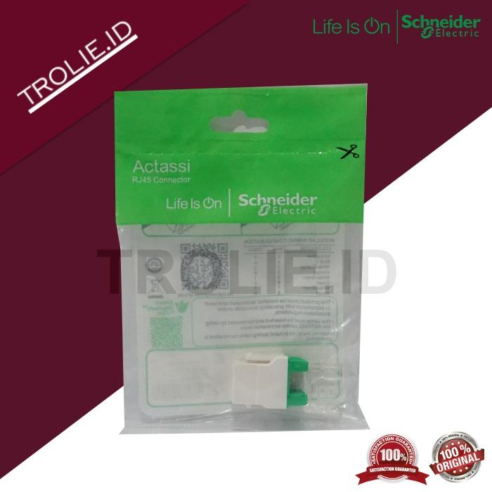Jual Schneider Actassi Connector Rj45 Keystone Modular Jack Cat6 Cat 6 ...