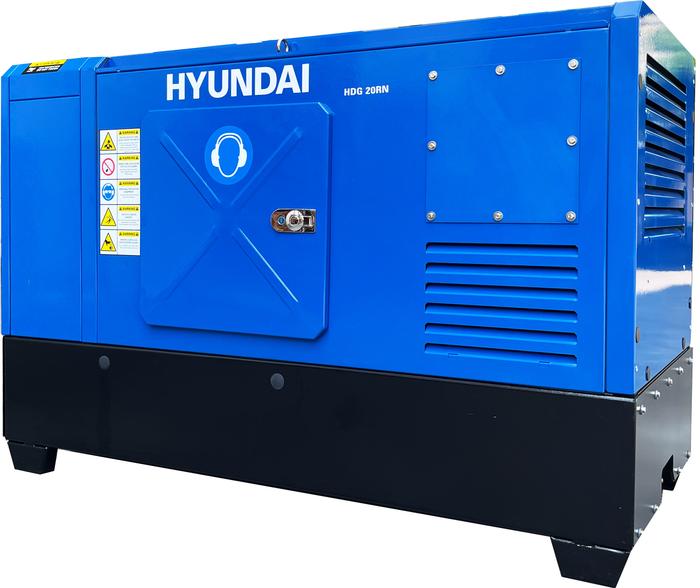 Jual HYUNDAI SILENT DIESEL GENERATOR 20KVA/ HDG 20RN- GENSET SILENT ...