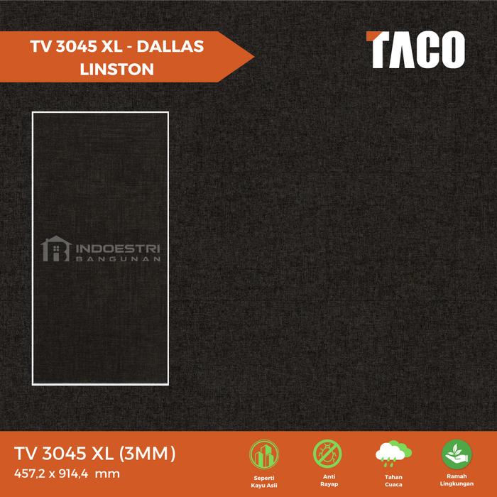 Jual TACO Lantai Vinyl 3mm TV 3045 XL Dallas Linston / Lantai Motif ...