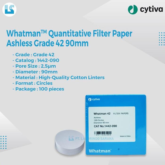 Jual Whatman Filter Paper / Kertas Saring Grade 42 , 90 mm - Jakarta ...