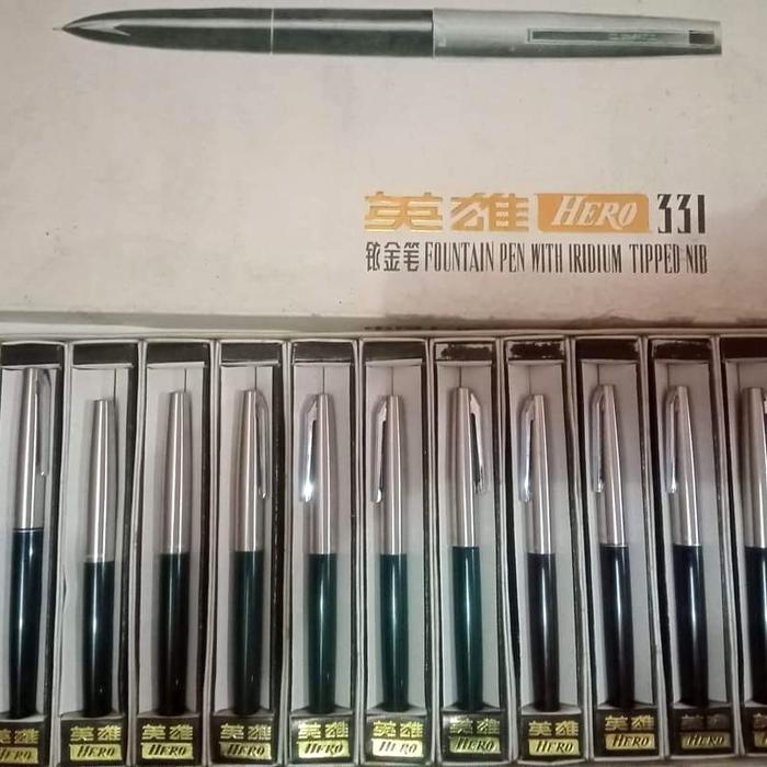 Jual Fountain Pen Hero 331 Ballpoint Pen jadul Vintage Antik - Kab ...