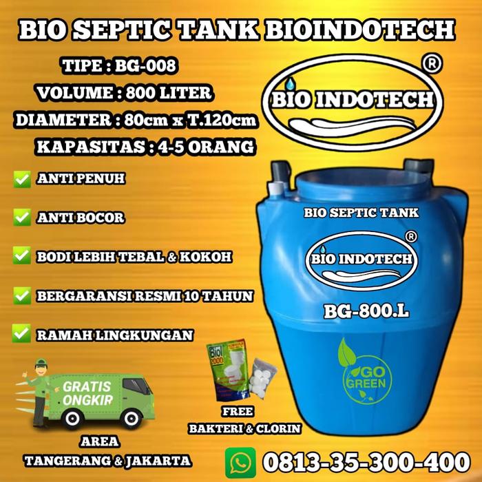Jual biotech Septic tank biofil volume 800 liter kap. 2-4 orang - Kab ...