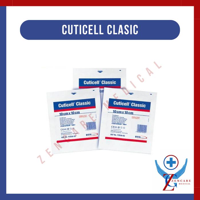 Jual Cuticell Classic 10 Cm x 10 Cm / Kain Kasa Untuk Luka - Kota ...