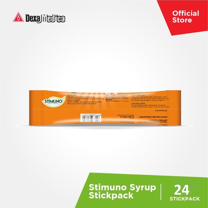 Jual Stimuno Sirup Stickpack 5 ML Isi 24 Sachet - Memperbaiki Sistem ...