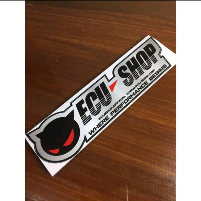 Jual sticker print cut jdm ecu shop - Kota Semarang - Mandiri23 | Tokopedia