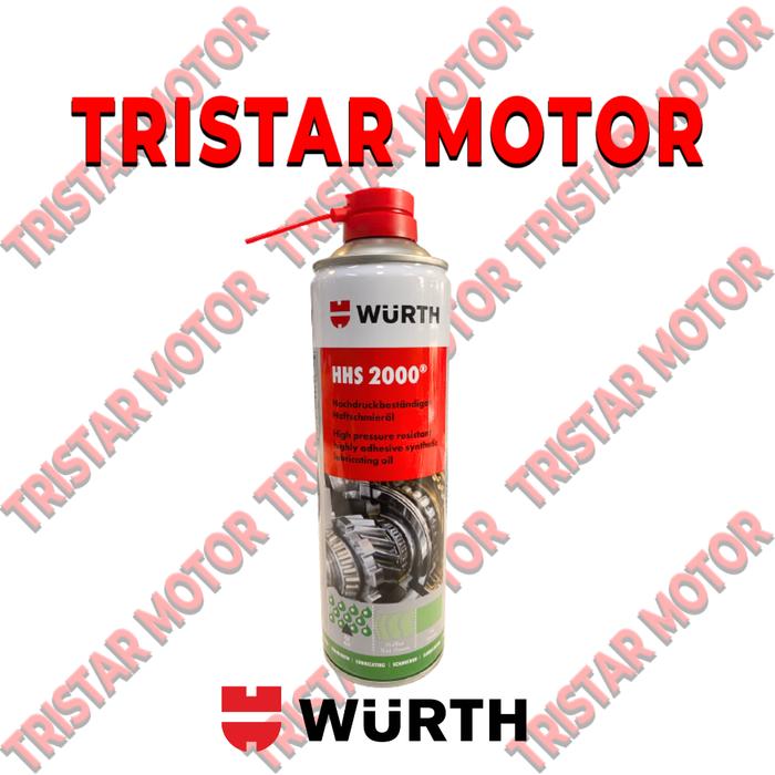 Jual Spray Grease Gemuk HHS 2000 Adhesive Lubricant 500ml WURTH Germany ...