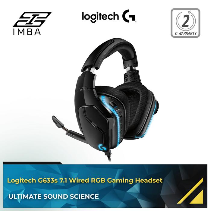 Promo Logitech G633s 7.1 Wired RGB Gaming Headset [Audio] Cicil 0% 3x - Jakarta Utara - IMBA PC ...