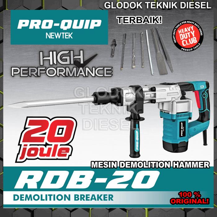 Jual Mesin Bor Bobok Beton Demolition Breaker Jack Hammer 1300 W Heavy ...