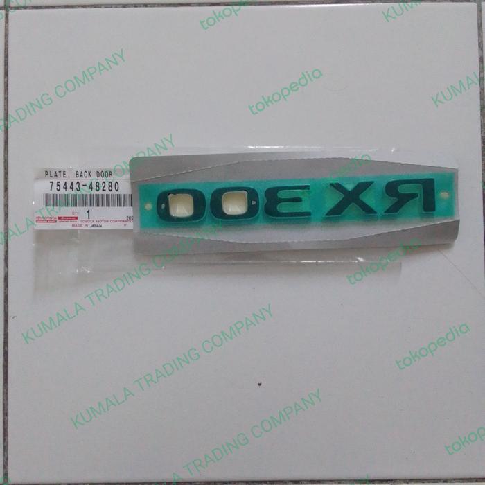 Jual Emblem Logo RX300 75443-48280 ORI LEXUS RX SERIES - Jakarta Pusat ...