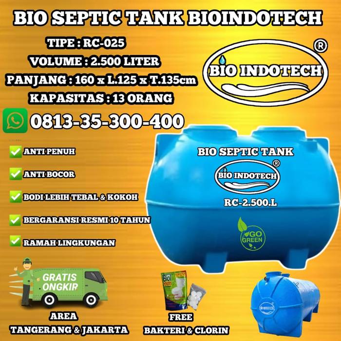 Jual septic tank biotech, biotechno. biocan. septic tank biofil 2500 ...