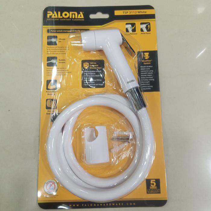 Jual PALOMA TSP 3112 TOILET JET SHOWER WASHER TWO SPRAY MODE PUTIH ...