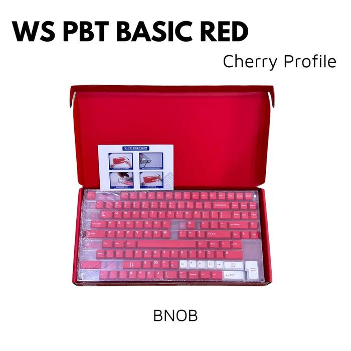 Jual WS PBT Basic Red Keycaps Wuque Studio - Kab. Sukoharjo - Keeb | Tokopedia
