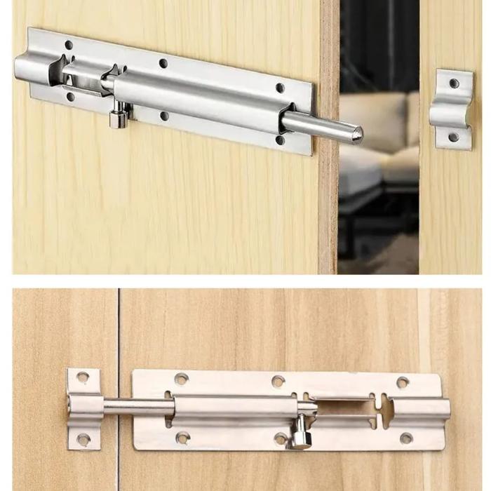 Jual Grendel pintu geser stainless 6 inch Kunci Bolt Pintu Pagar ...