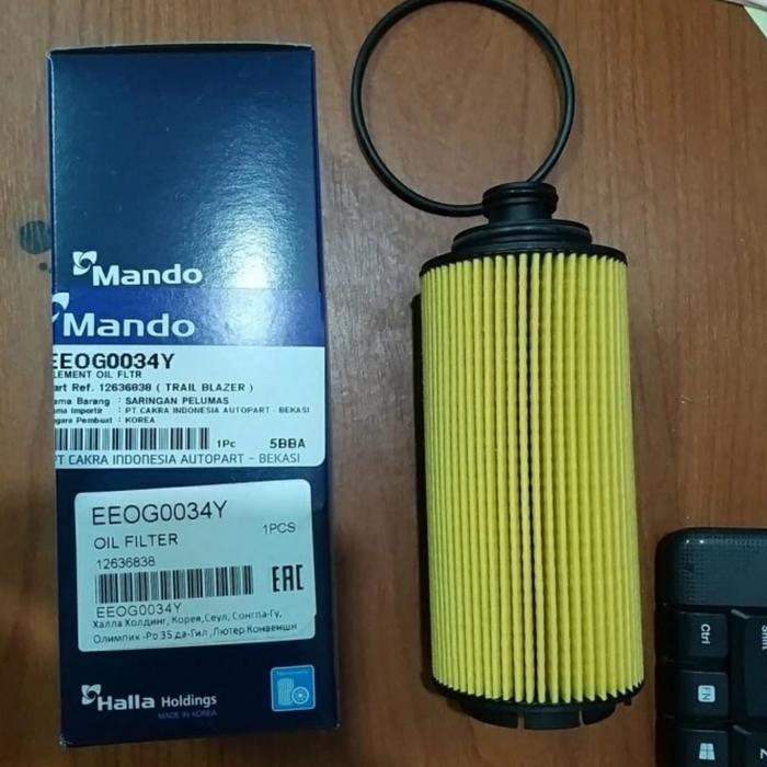Jual FILTER OLI CHEVROLET COROLADO TRAILBLAZER merk MANDO KOREA ...