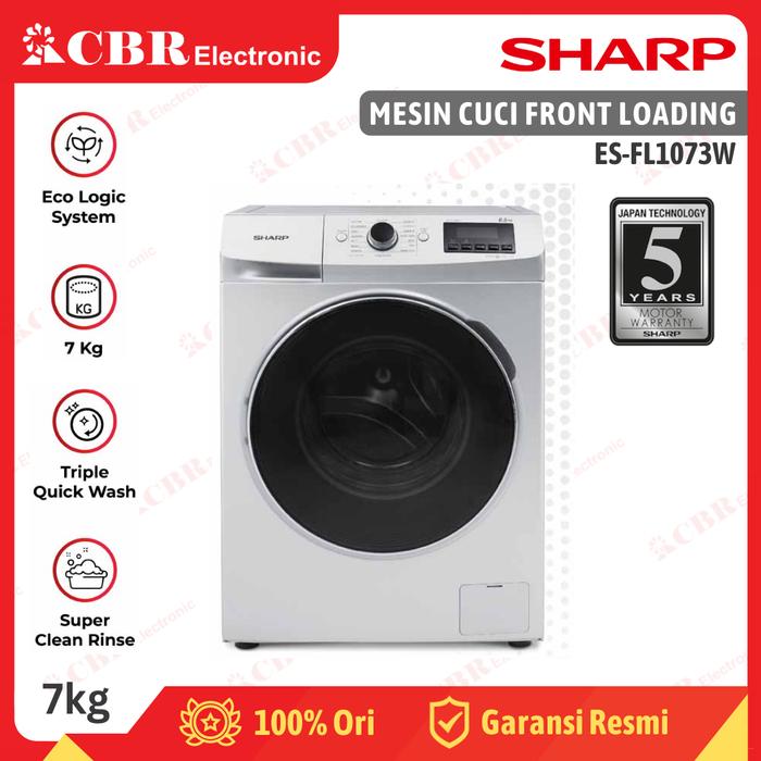 Jual Mesin Cuci SHARP Front Loading 7kg / ES-FL1073W - Kota Batam - CBR ...