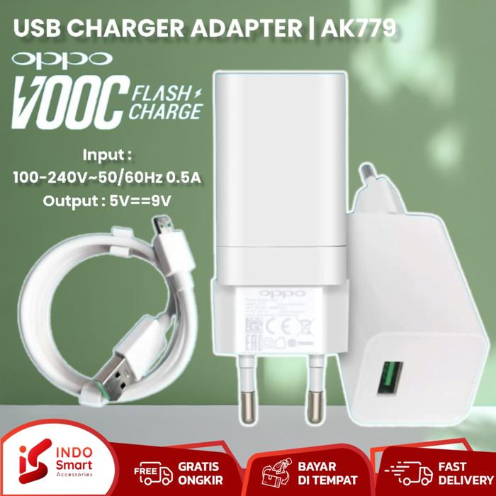 Promo Charger OPPO VOOC Fast Charging 4A USB Micro Casan Handphone ...