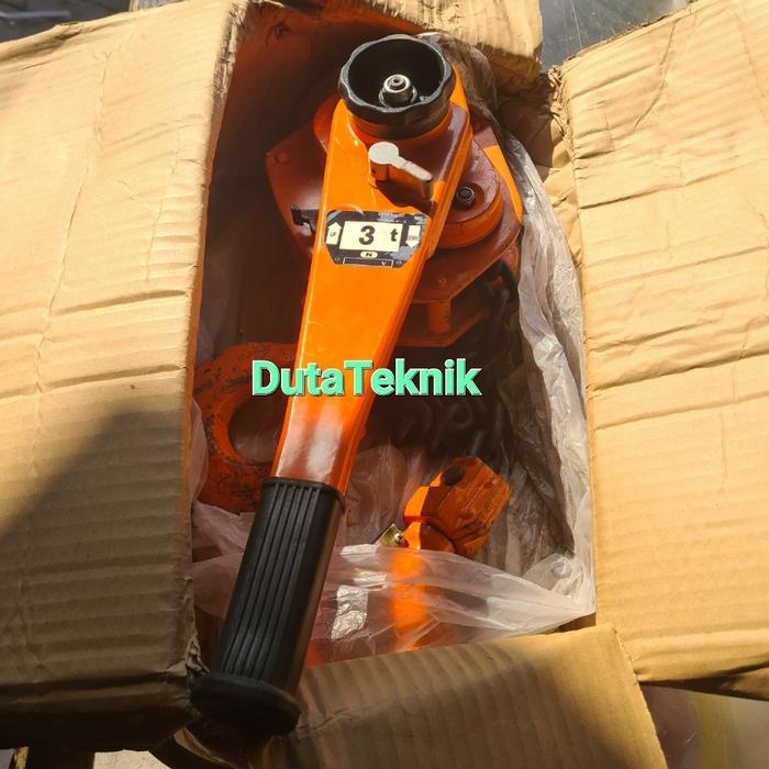 Jual Lever level block 3 ton 1.5 meter kotrek rantai katrol angkat ...